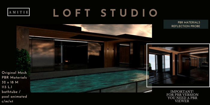 Second Life Marketplace - Amitie Loft Studio PBR
